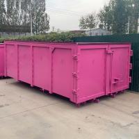 China Reinforced Cor Ten Steel Roro Bin Roll Off Dumpster For Agriculture Demolition Coastal Waste Handling for sale