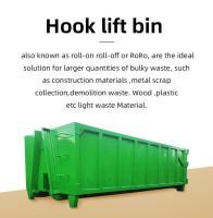 China Commercial Roll Off Dumpster Rental High Volume Waste Disposal Dumpster OSHA Compliant for sale
