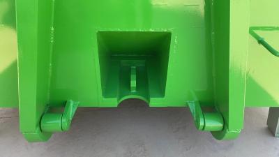 China Heavy Duty 10 - 40 Yard Roll Off Dumpster Reinforced Steel Construction Debris Container for sale