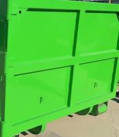 China Heavy Gauge Steel Hook Lift Bin ADR Compliant Transport  Logistics Recycling Sector Ready for sale
