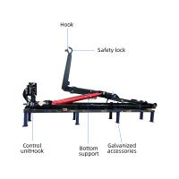 China Hook Lift Trailer , Hook Lifting Arm Hydraulic System Hook Lift Hoist For Heavy Duty Truck Equipment for sale