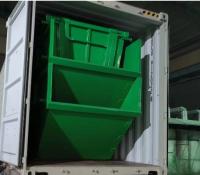 China Reinforced Scrap Metal Waste Skip 6 Yard Merrell Bins Glass Recycling Waste Bins Custom for sale