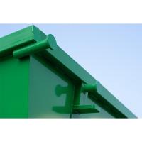 China Large Scale Carbon Steel Garbage Disposal Crane Lift Bin Flat Pack Skip Bin for sale