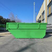 China Rubbish 6M Waste Skip Boat Shaped Offshore Boat Skip Sea Waste Oil Drilling Dumpster for sale