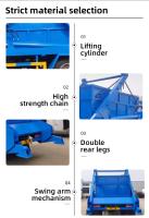 China Mobile Skip Bin Trailer - Easy to Move and Load for sale