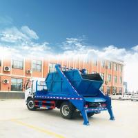 China Industrial Waste Recycling Gantry Bins , Merrell Dumpster Steel Skip Bin With Wheels Available for sale