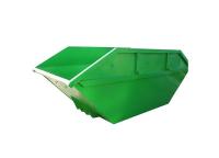 China 6 Cbm Outdoor Stackable Steel Bins Waste Chain Lift Bins Opten Top Skip Hopper for sale