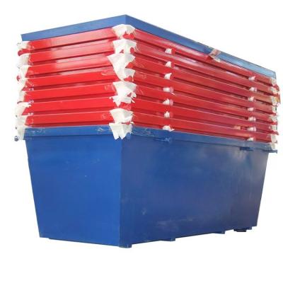 China Heavy Duty Outdoor Stackable Marrel Skip Bin , Large Garbage Bin Manufacturers for sale