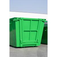 China Heavy Duty Outdoor Waste Bin Recycling Mobile Metal Garden Waste Skip Bin for sale