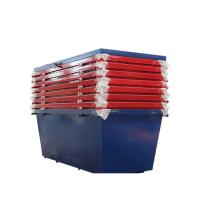 China Industrial Steel 3M3 - 8M3 Skip Bin Waste Skip Garbage Bin For Hotels And Restaurants for sale