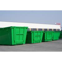 China Carbon Steel Flat Pack Skip Bin Large Scale Garbage Disposal Crane Lift Bin for sale