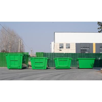 China Offshore Boat Skip Sea Waste Oil Drilling Dumpster Rubbish Bins 6M Waste Bucket Skip for sale