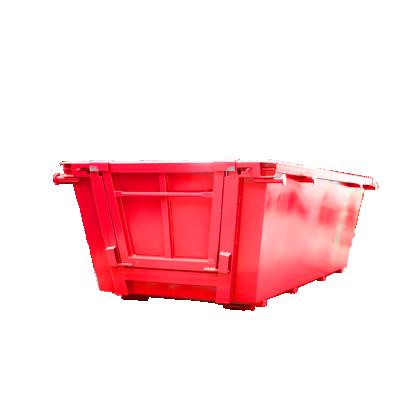 China Durable 9M3 Skip Bin with Door 4mm Steel Walls for Heavy-Duty Waste for sale