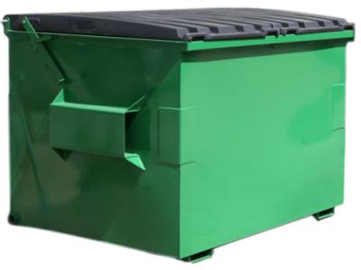 China Stackable Front Lift Bin Reinforced Bases 4-6mm Sidewalls Heavy Duty Recycling Container Bins for sale