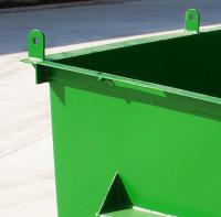China Stackable Front Lift Bin Reinforced Bases 4-6mm Sidewalls Heavy Duty Recycling Container Bins for sale
