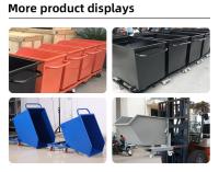 China Tipper Metal Self Tipping Bins Dumper For Factory Workshop Waste for sale