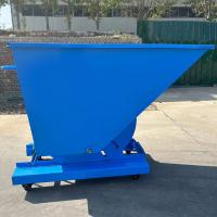 China Standard Quick Release Steel Dumping 2 Cubic Yard Hopper for sale