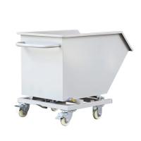 China Heavy Duty Forklift Tipping Bin With Precision Tilt Mechanism for sale