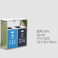 China Outdoor Garbage Recycle Bin Waste Management With Our 68 Liter Induction Type for sale