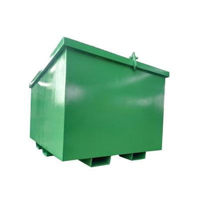China Outdoor Scrap Metal Trash Can Construction Waste Collection And Transfer Equipment for sale