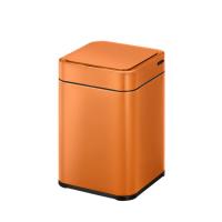 China Square Electric Smart Garbage Bin Home Trash Can With Lid And Automatic Sensing for sale