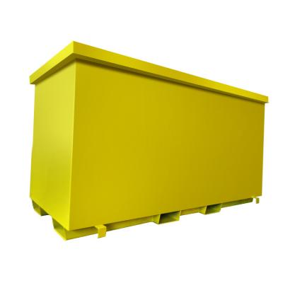 China Outdoor Scrap Metal Forklift Garbage Dumpster 2CBM - 50CBM Mobile Trash Dumpster for sale
