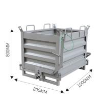 China Customized Open Top Garbage Bin For Waste And Building Materials Management for sale