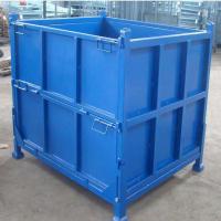 China Rust Resistant Steel Storage Cage Foldable Lockable Door With Padlock Hasp for sale