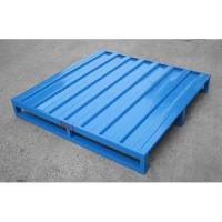 China Industrial Folding Steel Storage Cage Stackable Wire Mesh Pallet Cage 200kg Capacity for sale