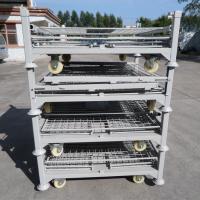 China Customized Steel Logistics Cage Fodable Turnover Cage Galvanized for sale