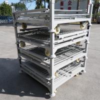 China Customized Steel Logistics Cage Fodable Turnover Cage Galvanized for sale