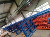 China 6 Layers Heavy Duty Stacking Shelves Manual Warehouse Storage System Customized Size for sale