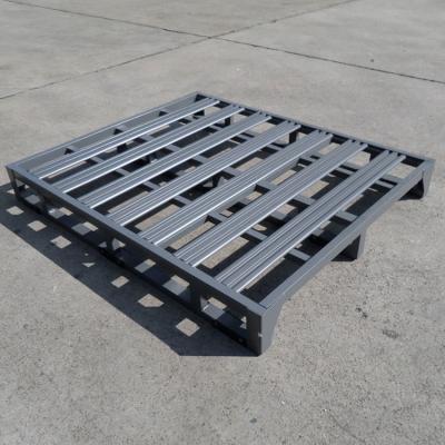 China Industrial Stackable Wire Mesh Steel Pallet Cage Foldable Steel Mesh Box Pallet for sale