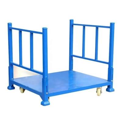 China Stackable Mild Steel Pallet Warehouse Storage Rack Customized Color Industrial Use Durable for sale