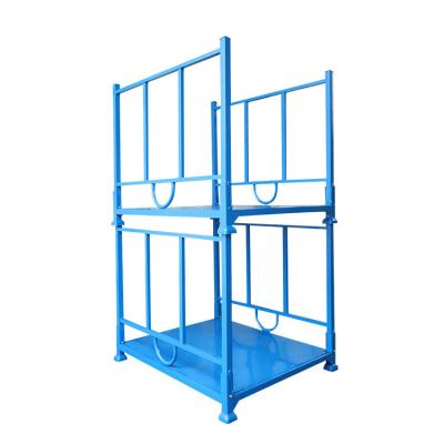 China Industrial Warehouse Stackable Steel Pallet Storage Racks Heavy Duty 1000 Liter Hour Waste Treatment for sale