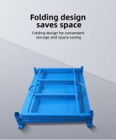 China Industrial Warehouse Stackable Steel Pallet Storage Racks Heavy Duty 1000 Liter Hour Waste Treatment for sale
