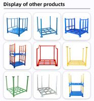 China Industrial Warehouse Stackable Steel Pallet Storage Racks Heavy Duty 1000 Liter Hour Waste Treatment for sale