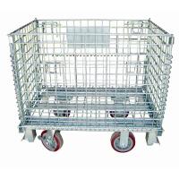 China 1500kg Steel Logistics Trolley Warehouse Transport Durable Strong Heavy Duty Reinforced Structure for sale