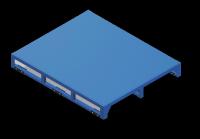China Steel Pallet Storage Logistic 1500kg Heavy Duty Commercial Warehouse System Durable Construction for sale