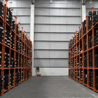 China Warehouse Tubular Pallet Stacking Racks Storage Logistic Use Steel Pallet Heavy Duty Welding for sale