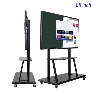 China 85-Inch Ultra HD Interactive LCD Touch Screen Display 3840x2160 with 20-Point Multi-Touch for Conference Rooms for sale
