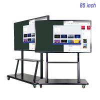 China 85-Inch Ultra HD Interactive LCD Touch Screen Display 3840x2160 with 20-Point Multi-Touch for Conference Rooms for sale