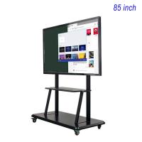 China 85-Inch Ultra HD Interactive LCD Touch Screen Display 3840x2160 with 20-Point Multi-Touch for Conference Rooms for sale