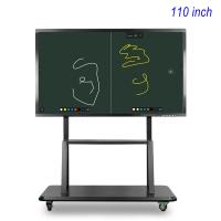 China 110-inch 4K Interactive LCD Touch Screen with 20-Point Multi-Touch and 3840x2160 Resolution for Classroom and Office for sale