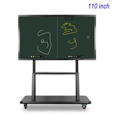 China 110-inch 4K Interactive LCD Touch Screen with 20-Point Multi-Touch and 3840x2160 Resolution for Classroom and Office for sale