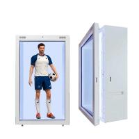 China 85-Inch 3D Holographic Transparent LCD Display with Touch Screen - Human Size Interactive Showcase for Commercial Use for sale