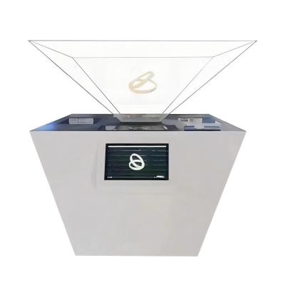 China Exhibition Hall 3D Holographic Display Box with Touch Interactive 120° Viewing Angle and 70% Light Transmittance for sale