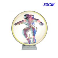 China 30CM Smart 3D Holographic LED Fan Display 64.5×64.5CM 3000cd/m² Brightness for Advertising for sale
