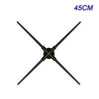 China Dustproof 45cm Smart WiFi 3D Hologram Projector Fan 175W for Airports Hotels for sale