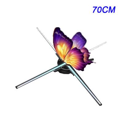 China 70CM Holographic 3D Projection Fan with 3000cd/m² Brightness and 176° Viewing Angle for Museums and Education for sale